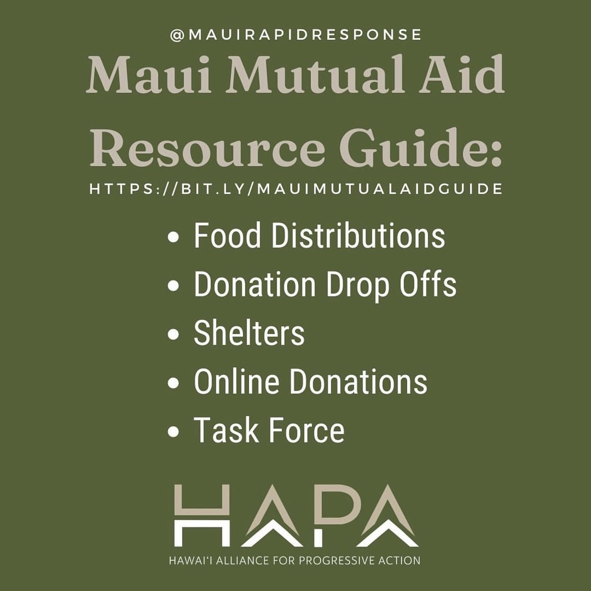 Solidarity with Maui – Hawai'i Workers Center