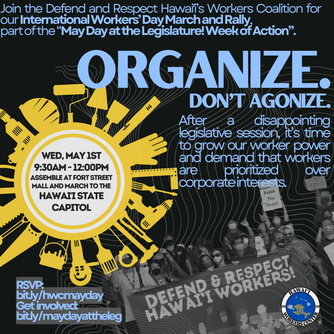 Upcoming events – Hawai'i Workers Center
